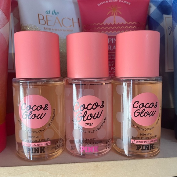 Makeup | Pink Coco Glow Body Mist Trio | Poshmark